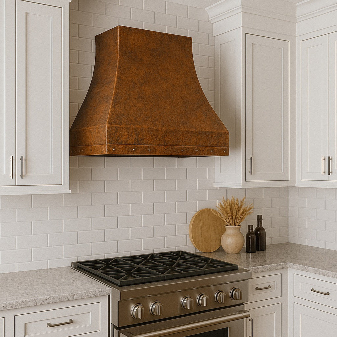 Aged Patina Copper Range Hood | Buyer’s Guide – Custom Copper