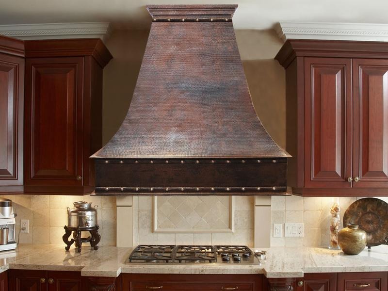 Metallic Vent Hood from Mexico – Custom Copper