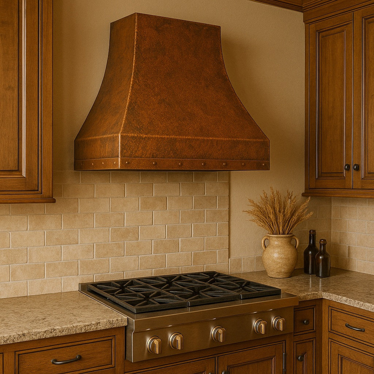 Aged Patina Copper Range Hood | Buyer’s Guide – Custom Copper